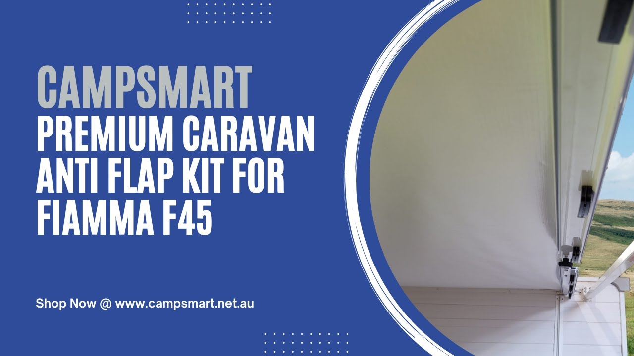 Campsmart: Anti Flap Kit for Fiamma F45 on Jayco Camper Trailer - YouTube