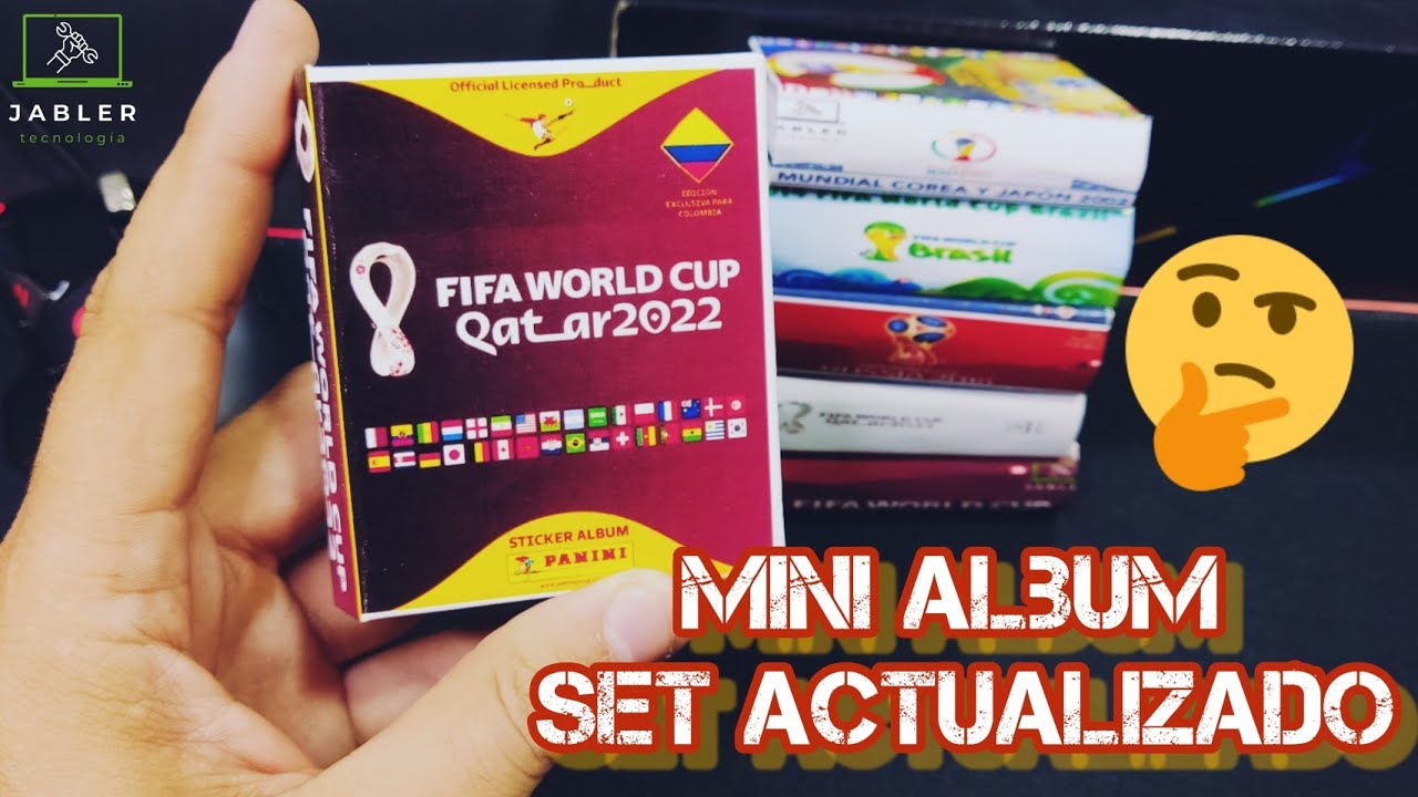🔊MINI ALBUM DEL MUNDIAL⚽ DE 🟠QATAR 2022🟠 CON EL SET DE ACTUALIZACION DE ...