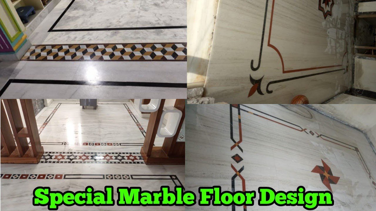 How To Make Marble Floor Design | Latest Marble Design Photo - YouTube