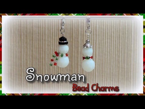 Snowman Bead Charms - YouTube