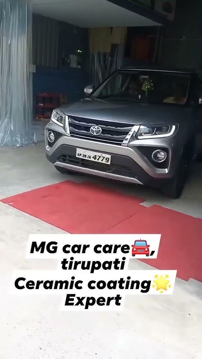 Interior deep cleaning expert now at tirupati, MG car care. - YouTube
