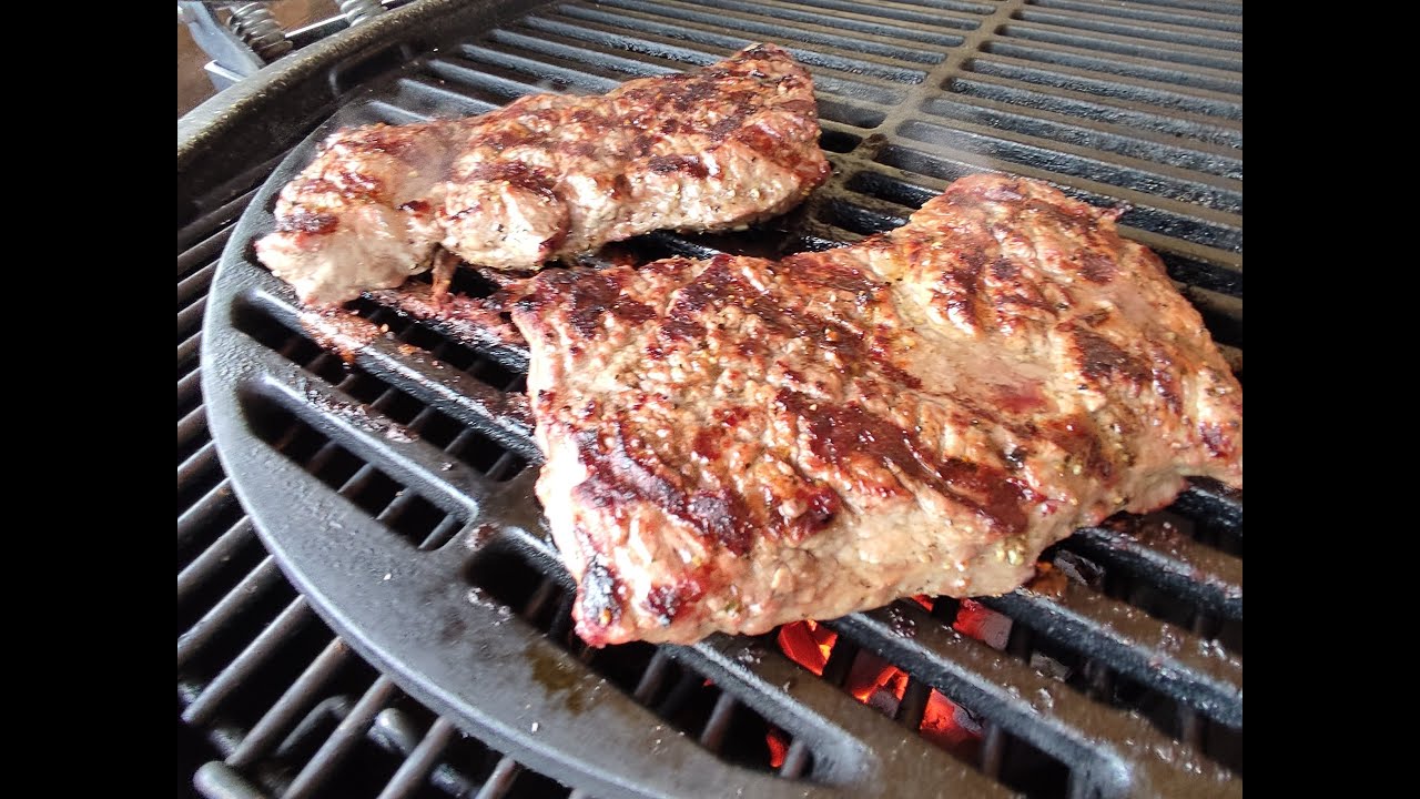 Jautienos steikas grilyje KamadoBONO - YouTube