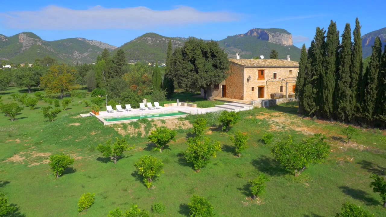 Idyllische Finca in Alaro zur Ferienmiete auf Mallorca - YouTube