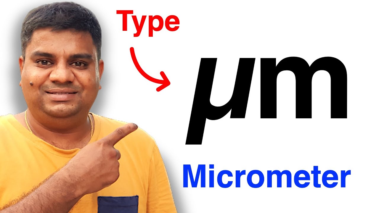 How To Write MICROMETER In Word SOLVED YouTube How To Write MICROMETER In Word SOLVED YouTube