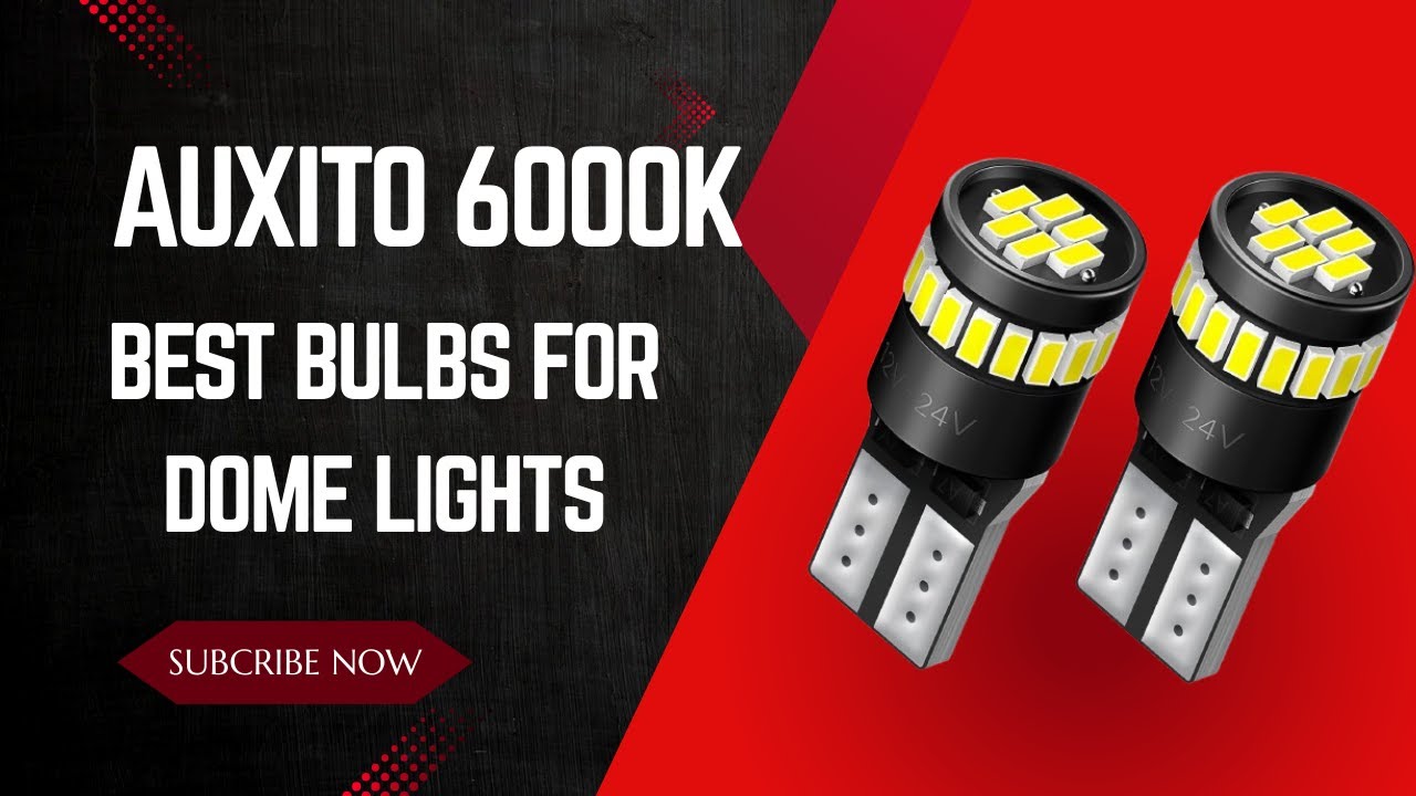 AUXITO 6000K White LED – Best T10 Bulbs for Dome, Door & License Lights ...