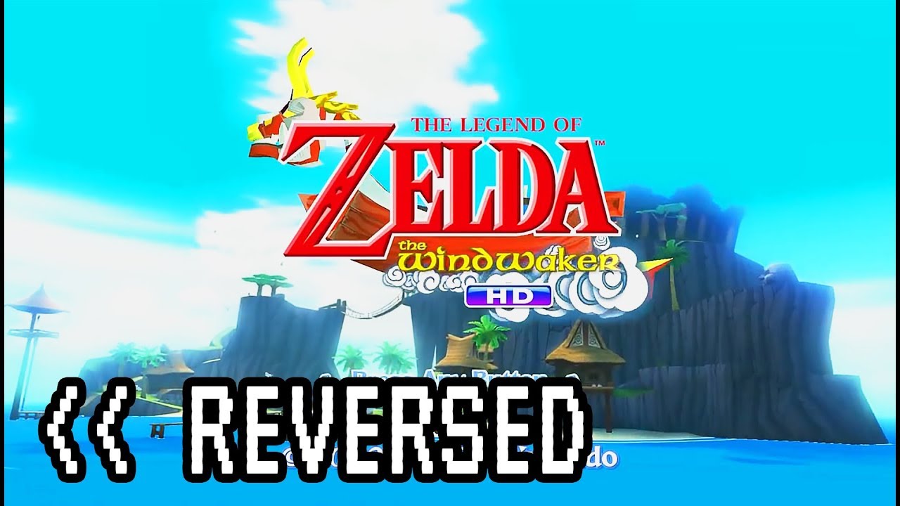 The Legend of Zelda: The Wind Waker intro reversed - YouTube