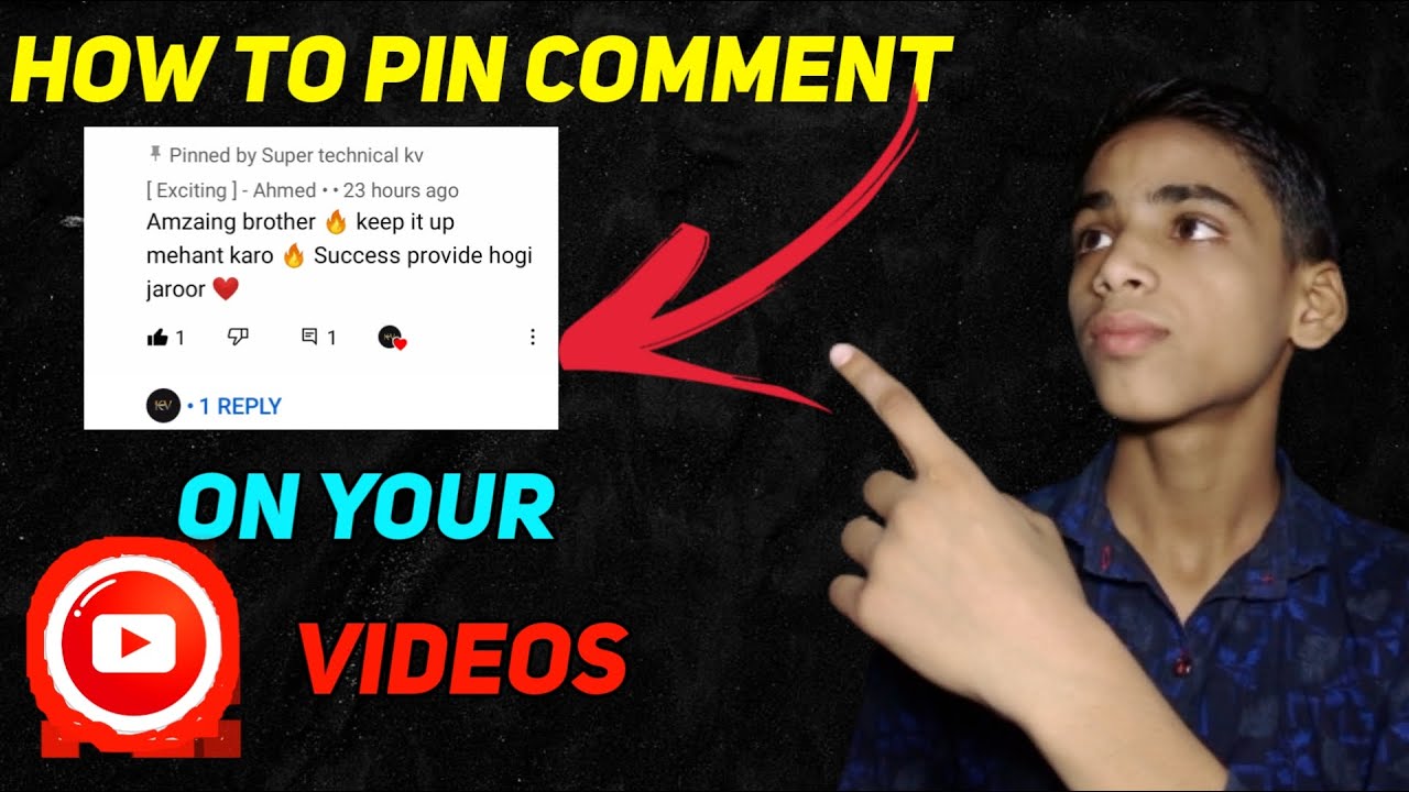 How To Pin Comment On Youtube Videos | Comment Ko Pin Kaise Kare ...