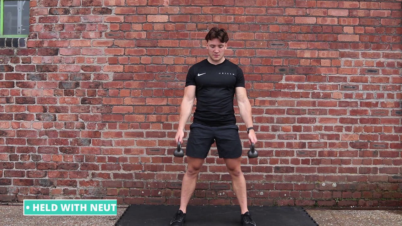 How To Do Kettlebell Two Handed Swing | Exercise Demo - YouTube