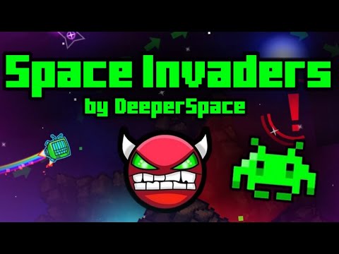Geometry Dash 2.2: Space Invaders 100% (Hard Demon) (All Coins) - YouTube