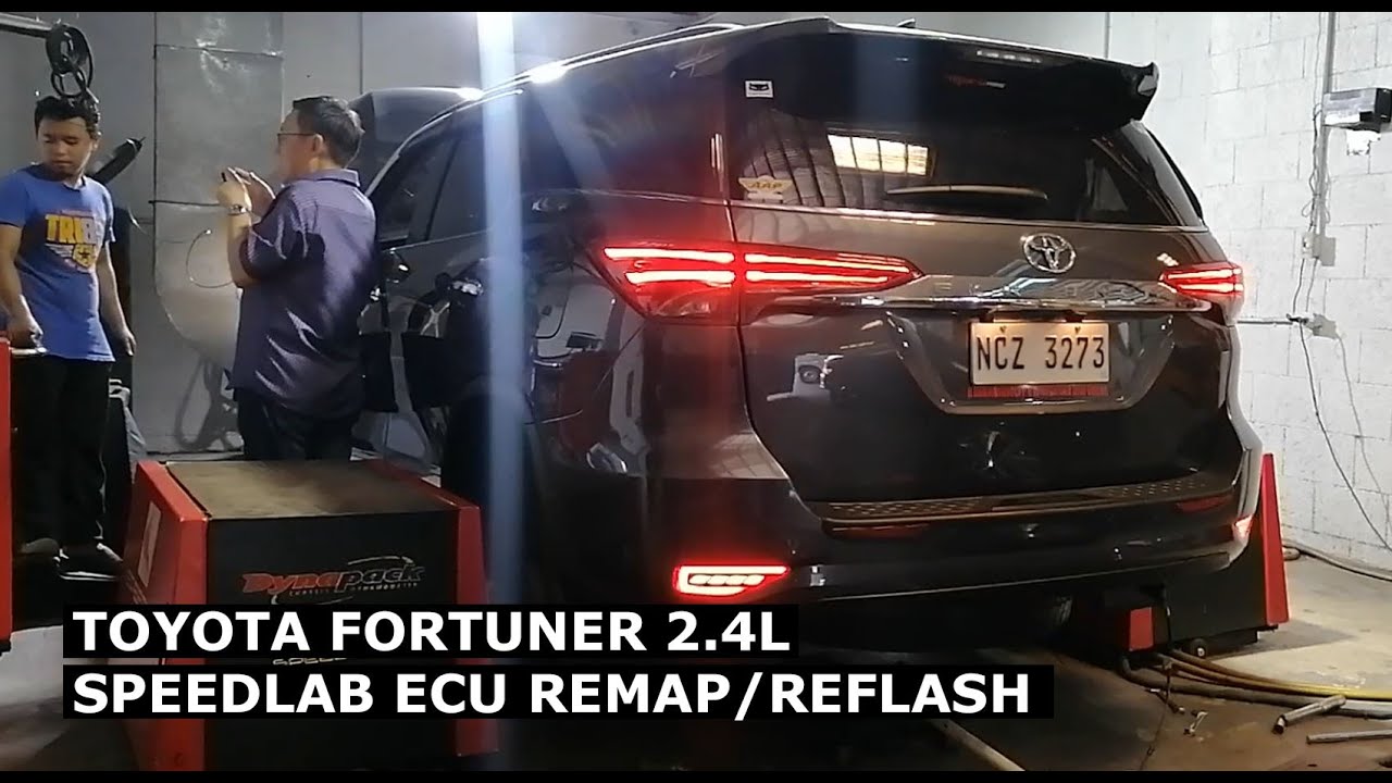 Toyota Fortuner 2.4L SpeedLab ECU Remap Reflash - YouTube