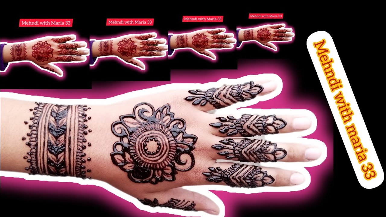 tikki mehndi design| tikki mehndi design back hand| tikki mehndi design ...