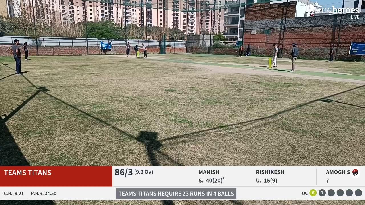 Noida Super Kings vs Teams Titans Live Cricket Match | Microsoft IDC ...