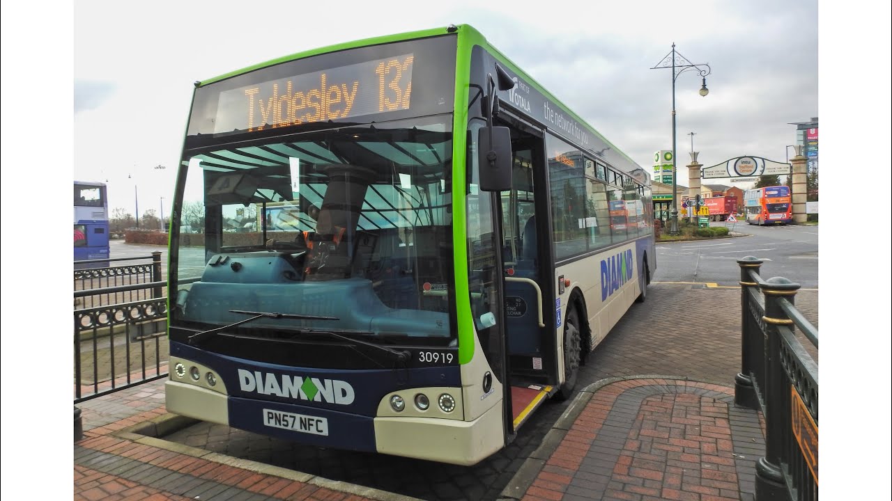 Diamond Bus North West East Lancs Esteem Scania N230UB 30919 PN57 NFC ...