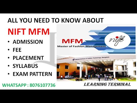NIFT MFM. Fee, Syllabus, Salary, Admission, Exam Pattern. All you need ...
