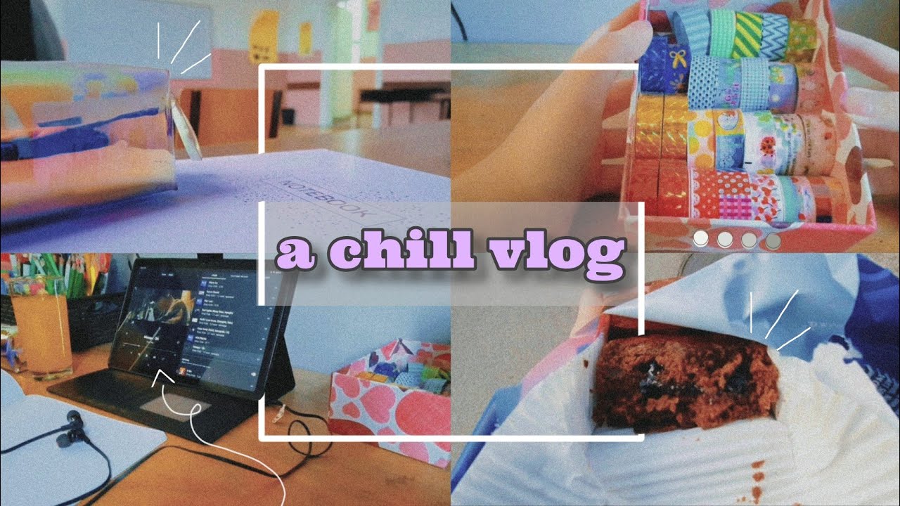 a chill vlog🌱; school, studying, tape collection, cleaning - YouTube