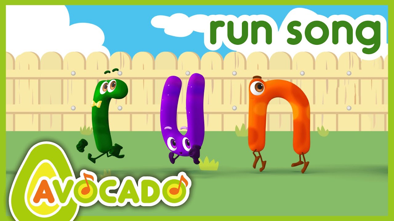 Run Song | Dance song for kids & Sing-Along and dance & Phonics ...