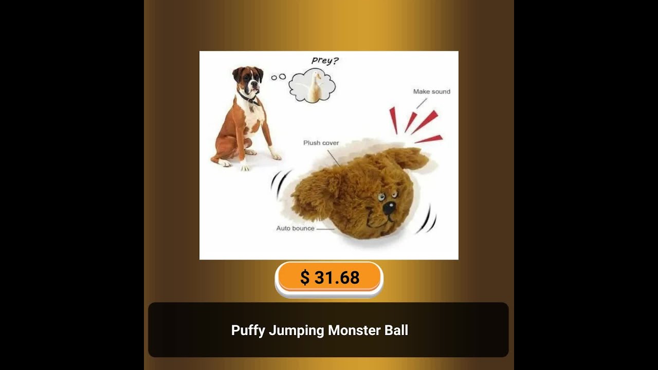 Puffy Jumping Monster Ball - YouTube