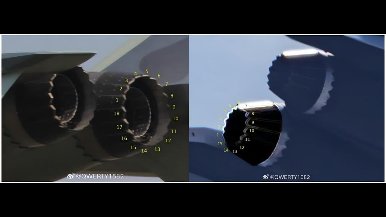 J20s发动机WS10C又有变化 - YouTube