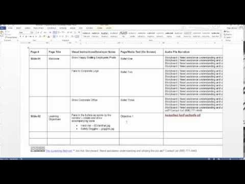 eLearning Storyboard & Script Writing Full Course - YouTube