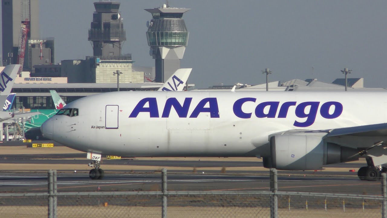 [4K] ANA Cargo B767F JA604F takeoff @Narita Airport rwy34L(成田空港/NRT ...