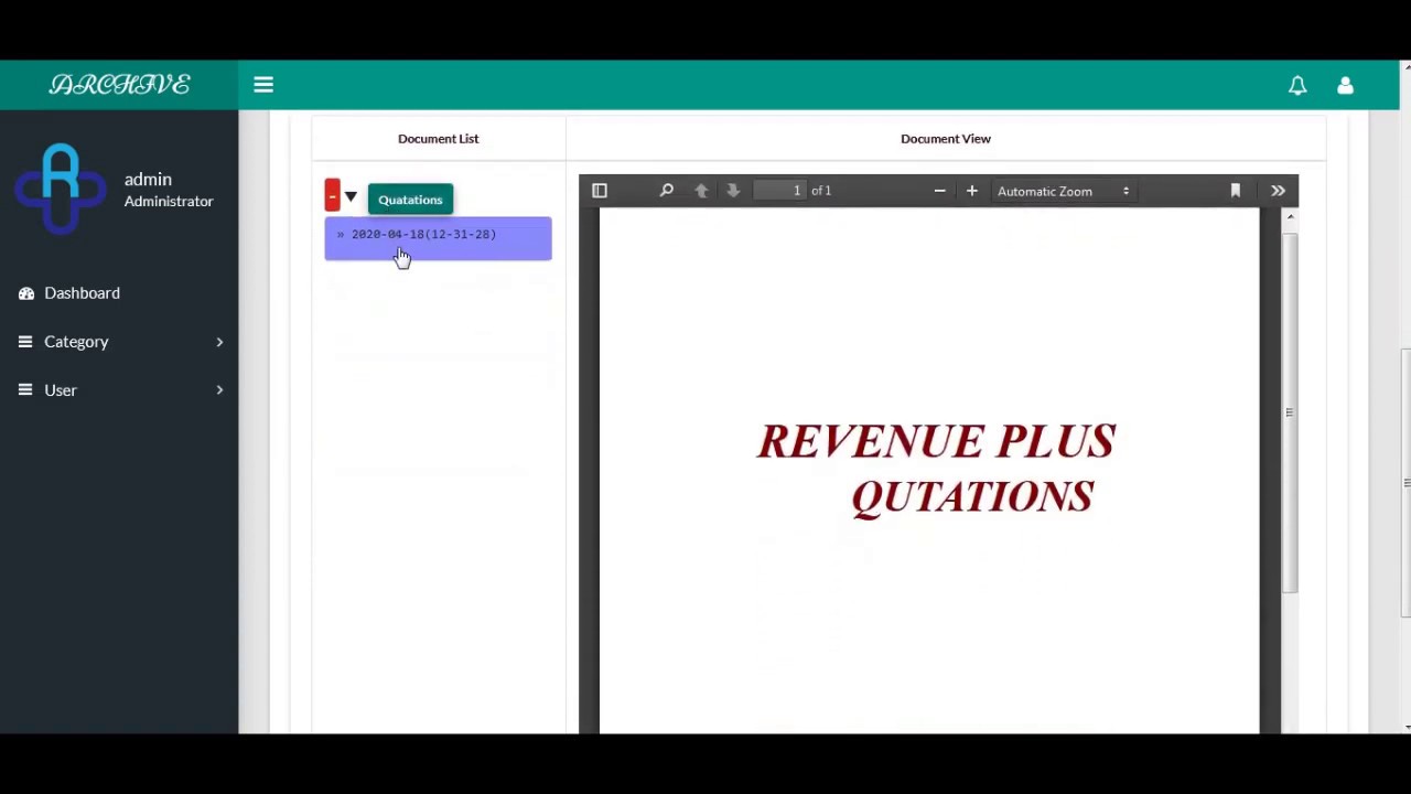Digital Archive Software / Bulk File Upload Software/ Document Archive ...