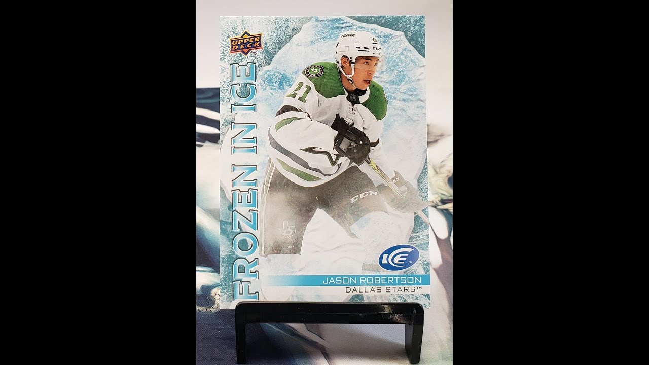 Upper Deck Jason Robertson Frozen in Ice Rip Card - YouTube