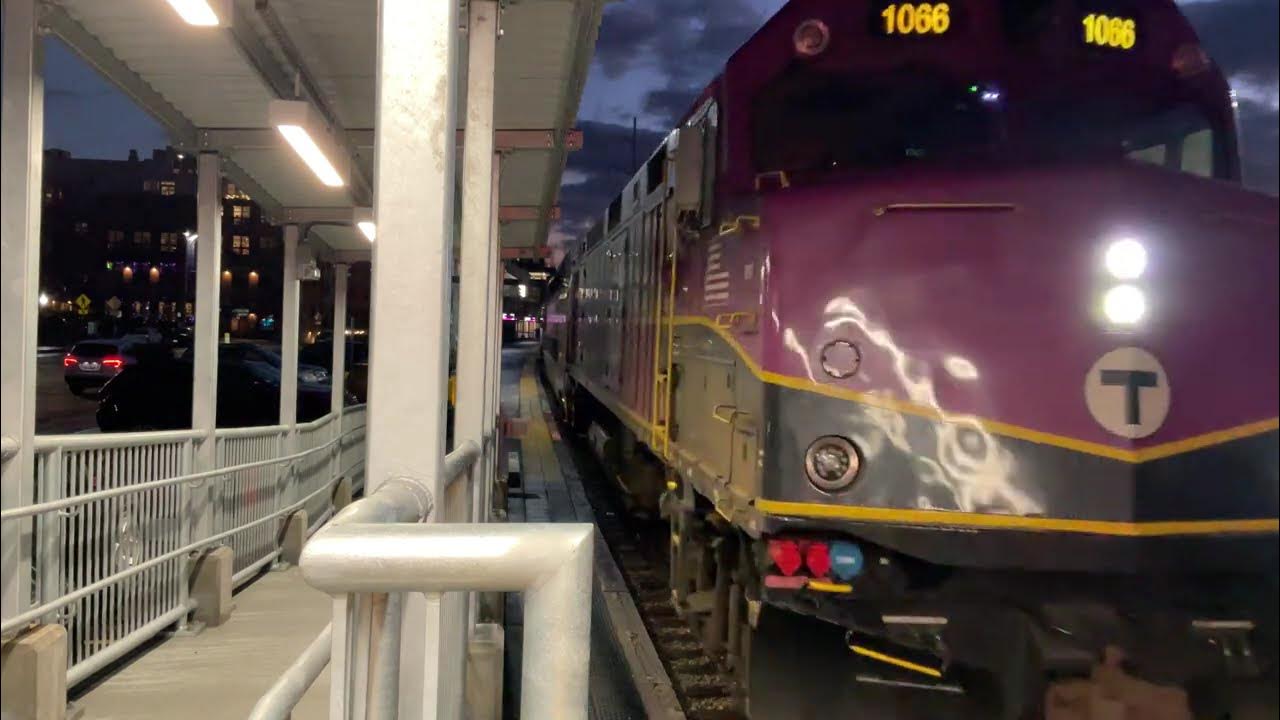 MBTA *Northside* F40PH-3C 1066 - CTC-4 1706 Outbound for Rockport - YouTube