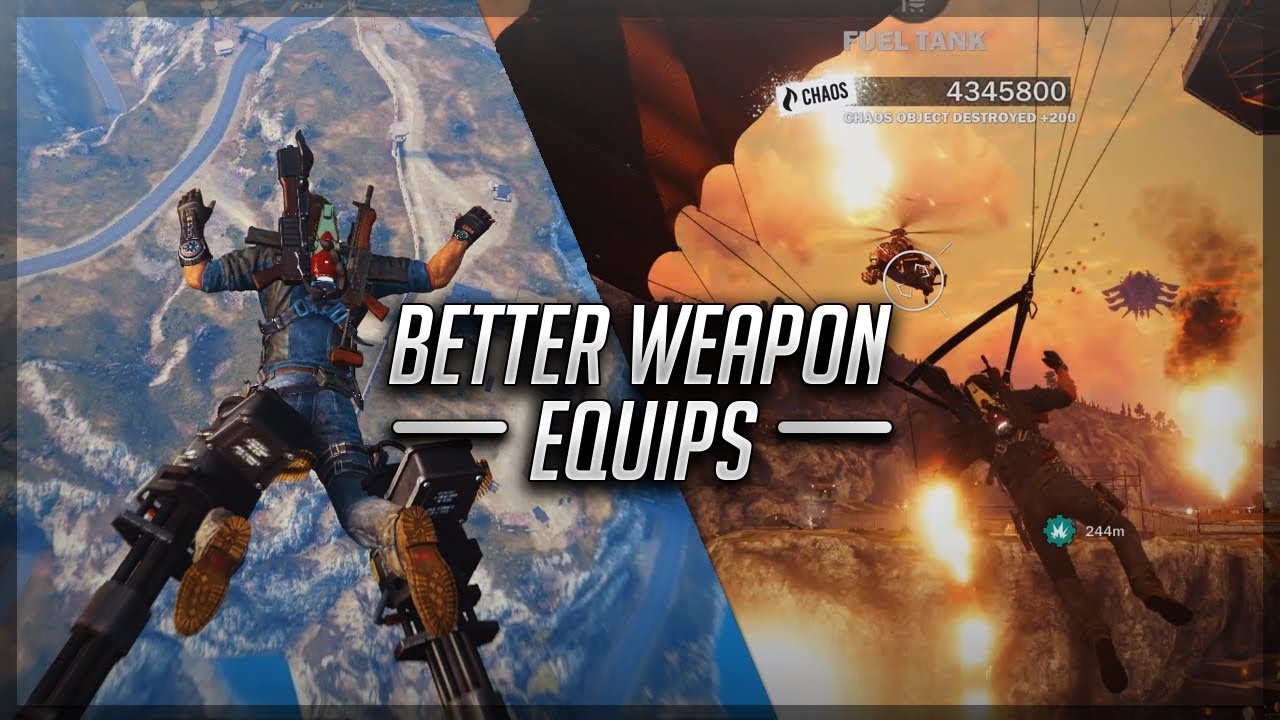 Better Weapon Equips - JC3 Mod Showcase - YouTube