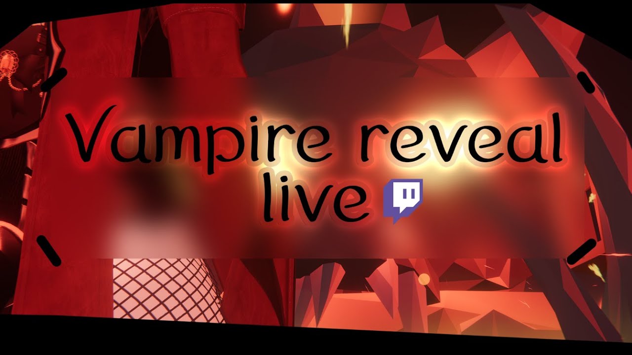 NIIINY - Vampire reveal avatar ( Live Twitch ) - YouTube
