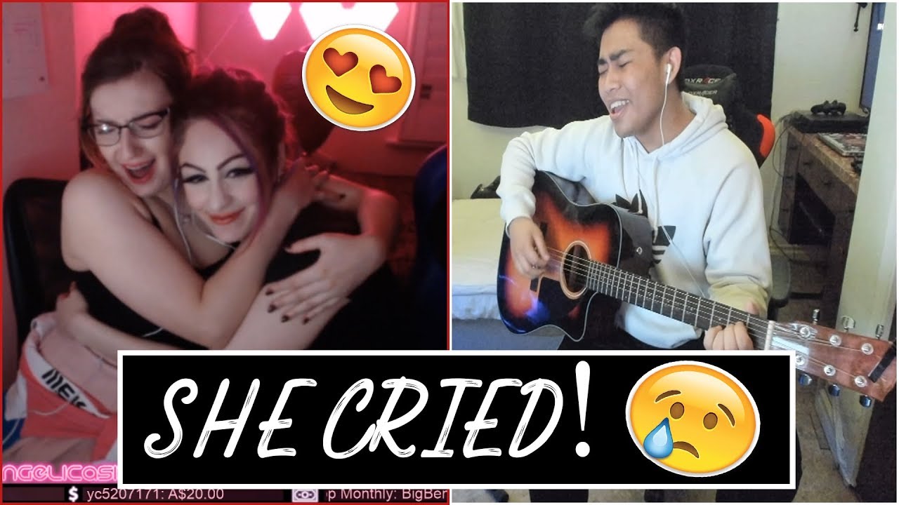 TWITCH SINGING | SHE CRIED TO MY SINGING! [BEST REACTIONS] [2019] - YouTube