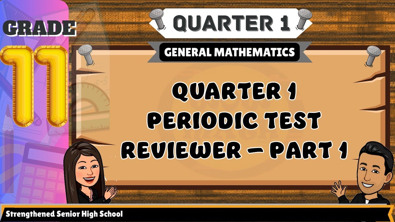 REVIEWER FOR QUARTER 1 PERIODIC TEST - PART 1 - YouTube