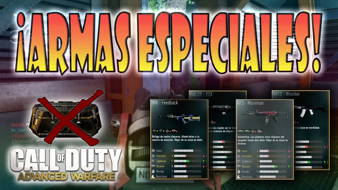 TRUCO - ¡ARMAS "ESPECIALES" SIN SUMINISTROS! - COD ADVANCED WARFARE ...