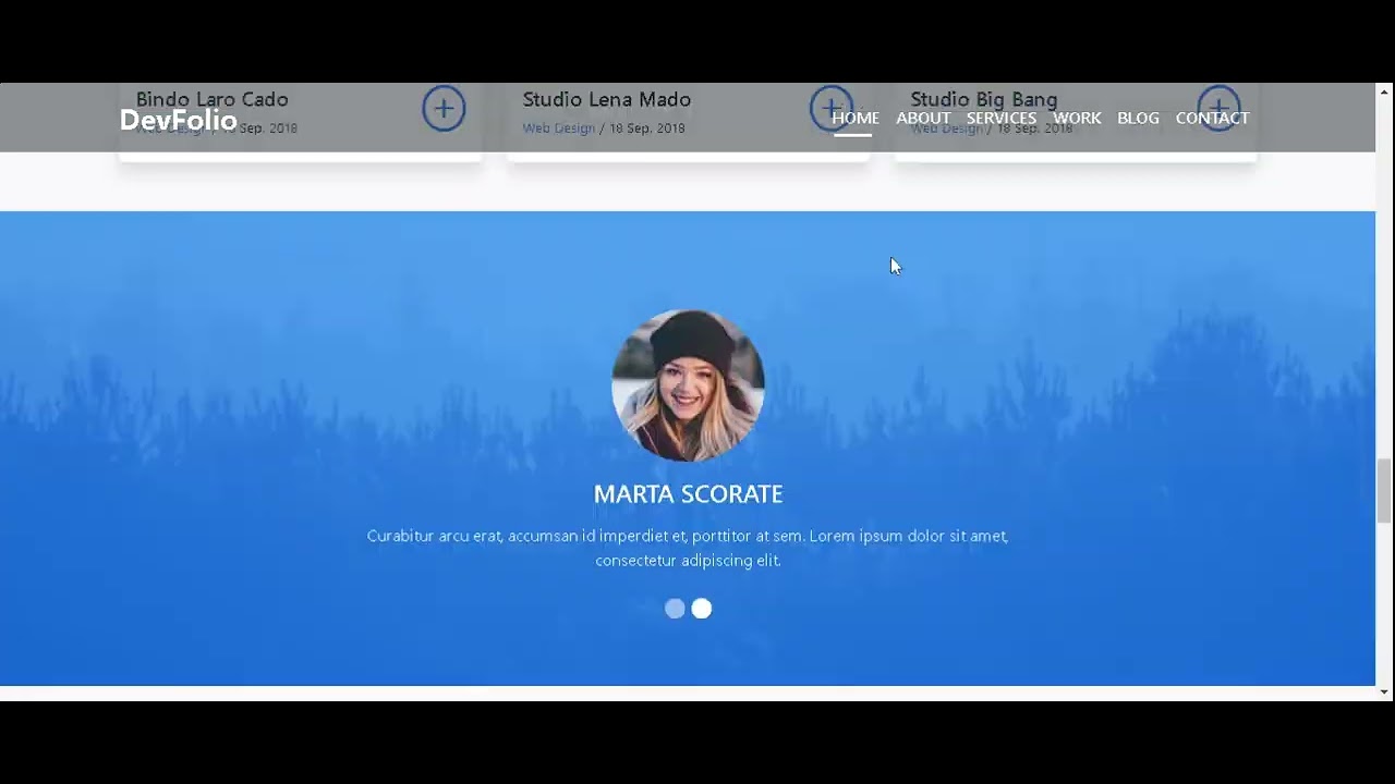 Devfolio personal site portfolio - YouTube