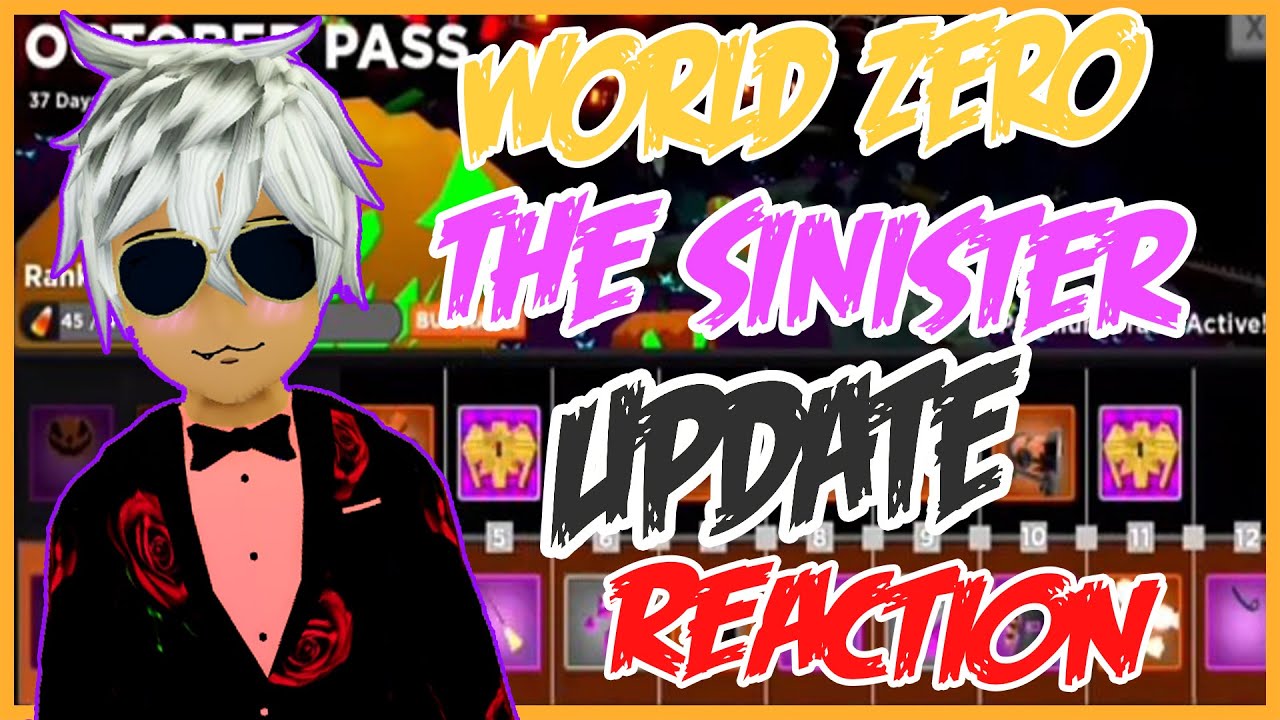 REACTING TO THE NEW WORLD ZERO HALLOWEEN UPDATE!!! [Roblox] - YouTube