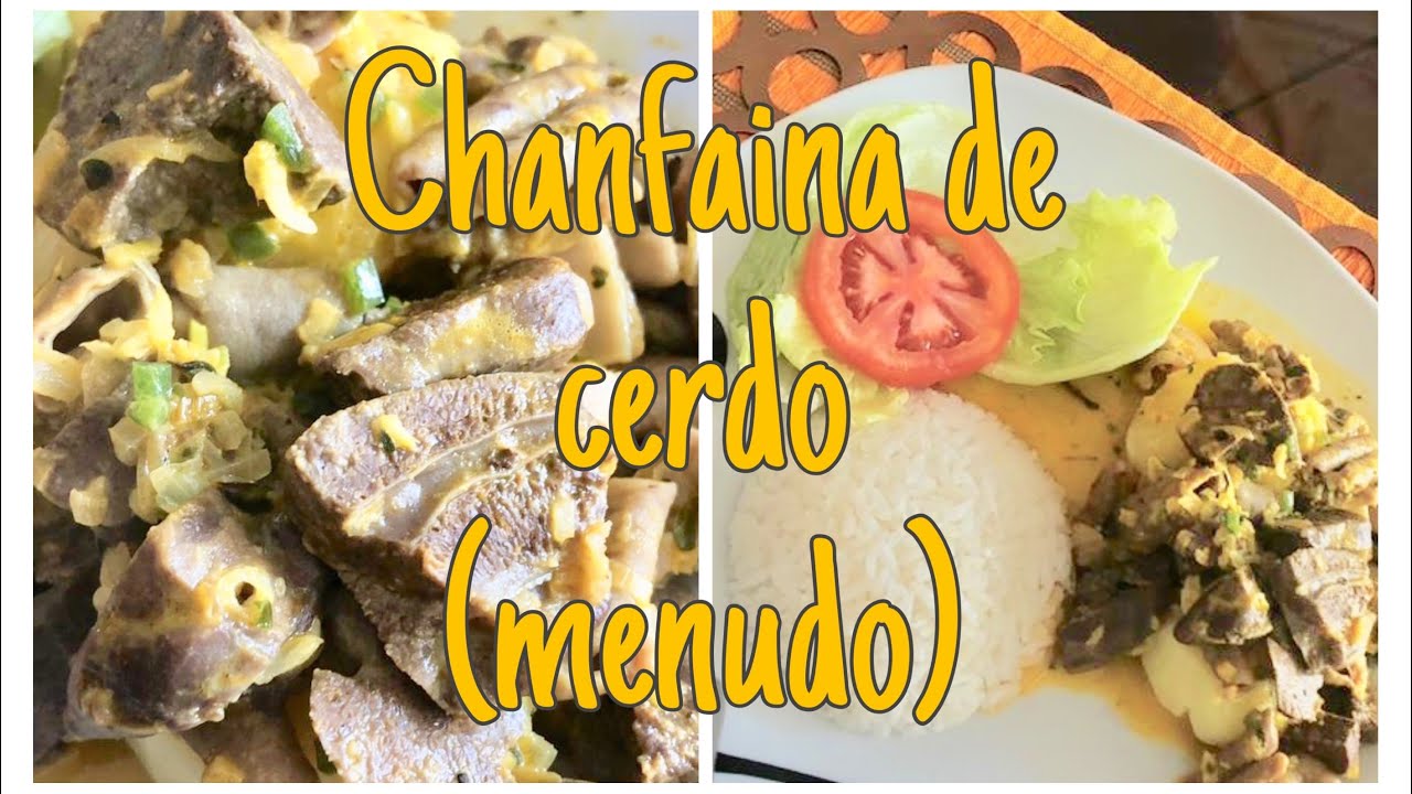CHANFAINA DE CERDO (MENUDO) +AJI DE MANI 😋 - YouTube