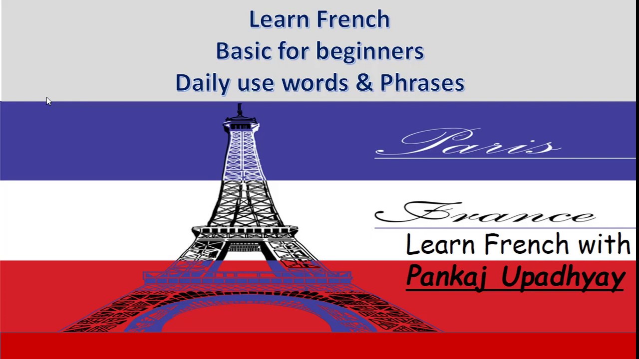 French Basic words and French Phrases Daily use - YouTube