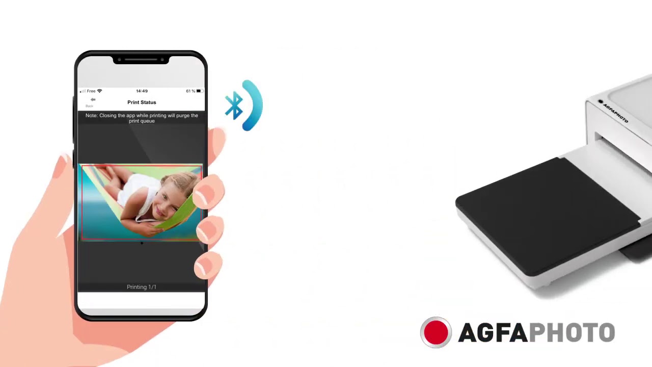 AGFA PHOTO Photo Printer REALIPIX MOMENTS - YouTube
