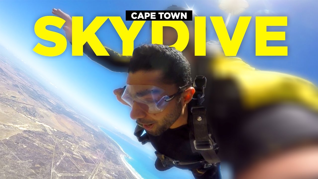 SKYDIVING over Cape Town! - YouTube