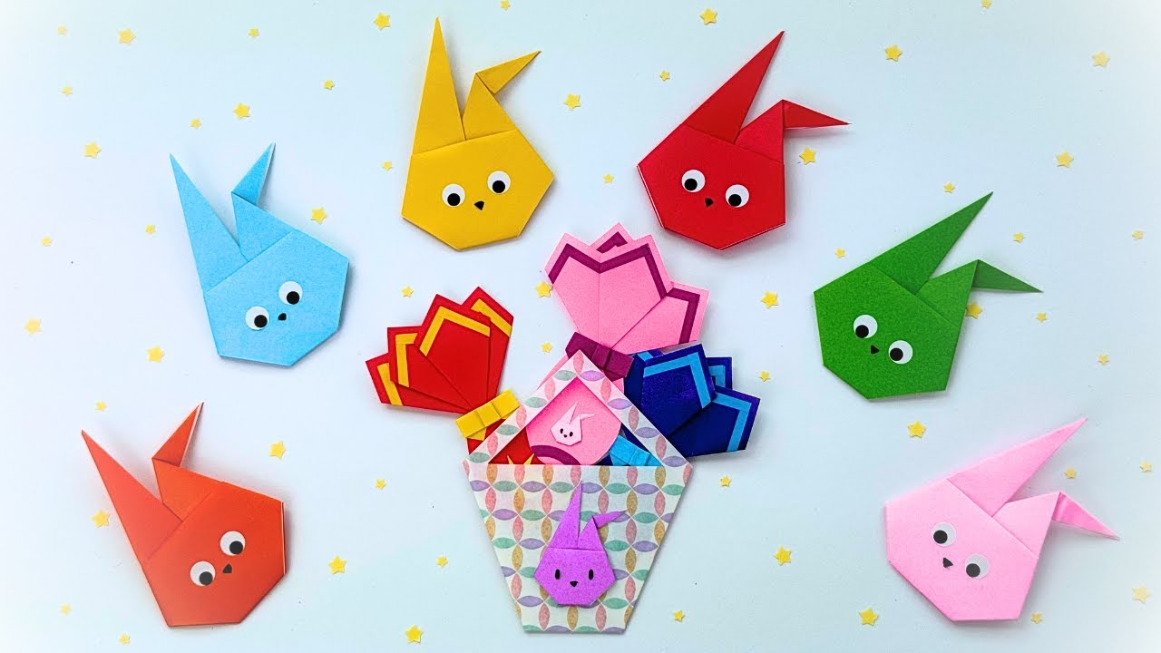 COELHO DE ORIGAMI - RABBIT ORIGAMI - PASSO A PASSO DA DOBRADURA DE ...