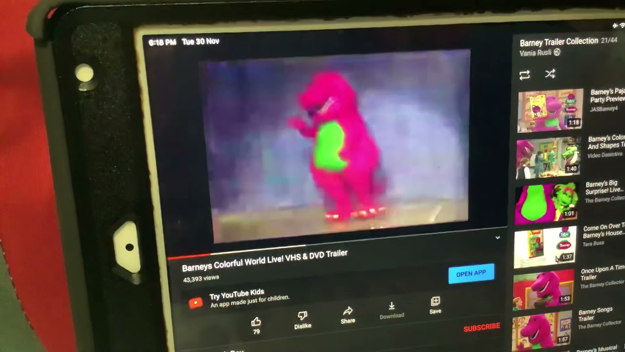 Barney’s colorful world live trailer - YouTube