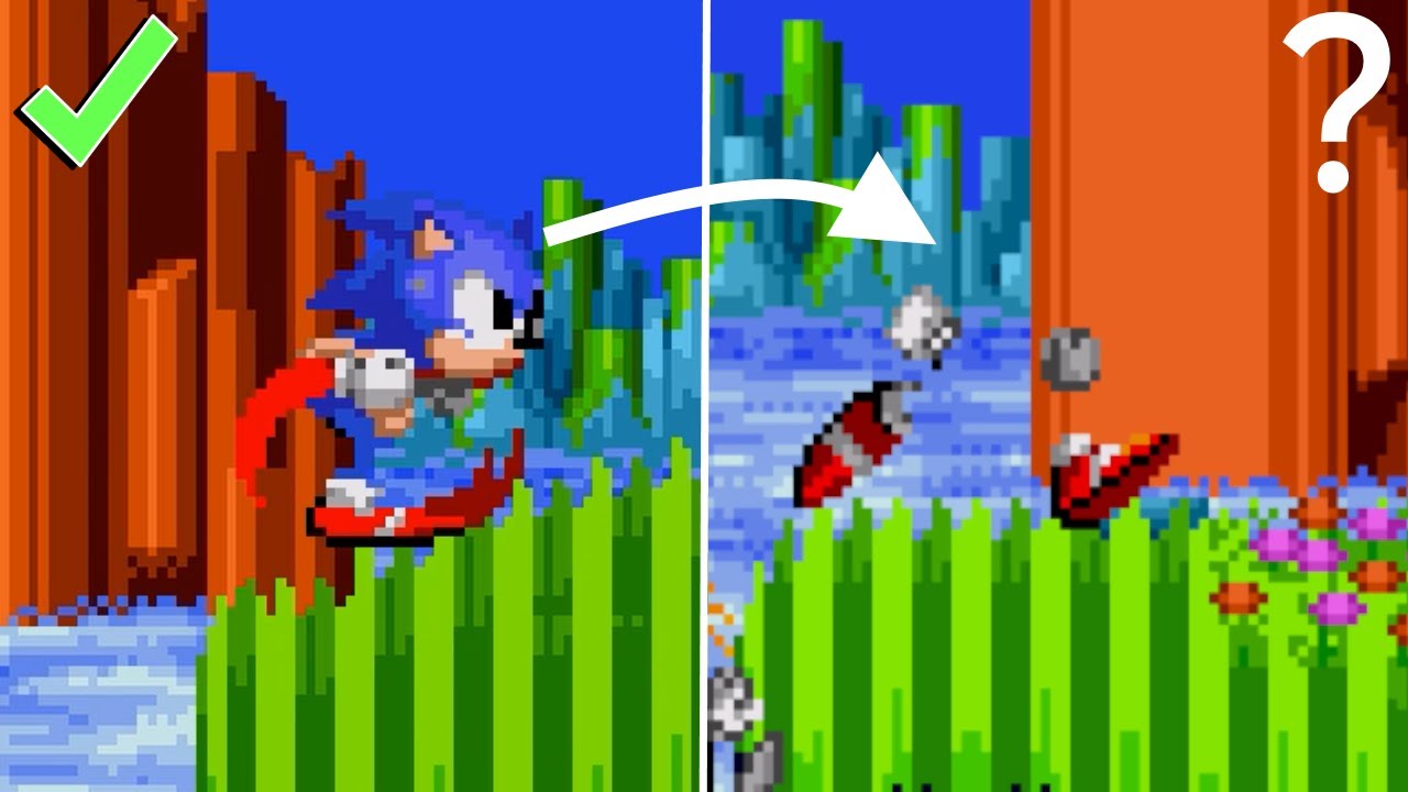 Sonic 2: Invisible Hedgehog | Sonic hacks gameplay - YouTube