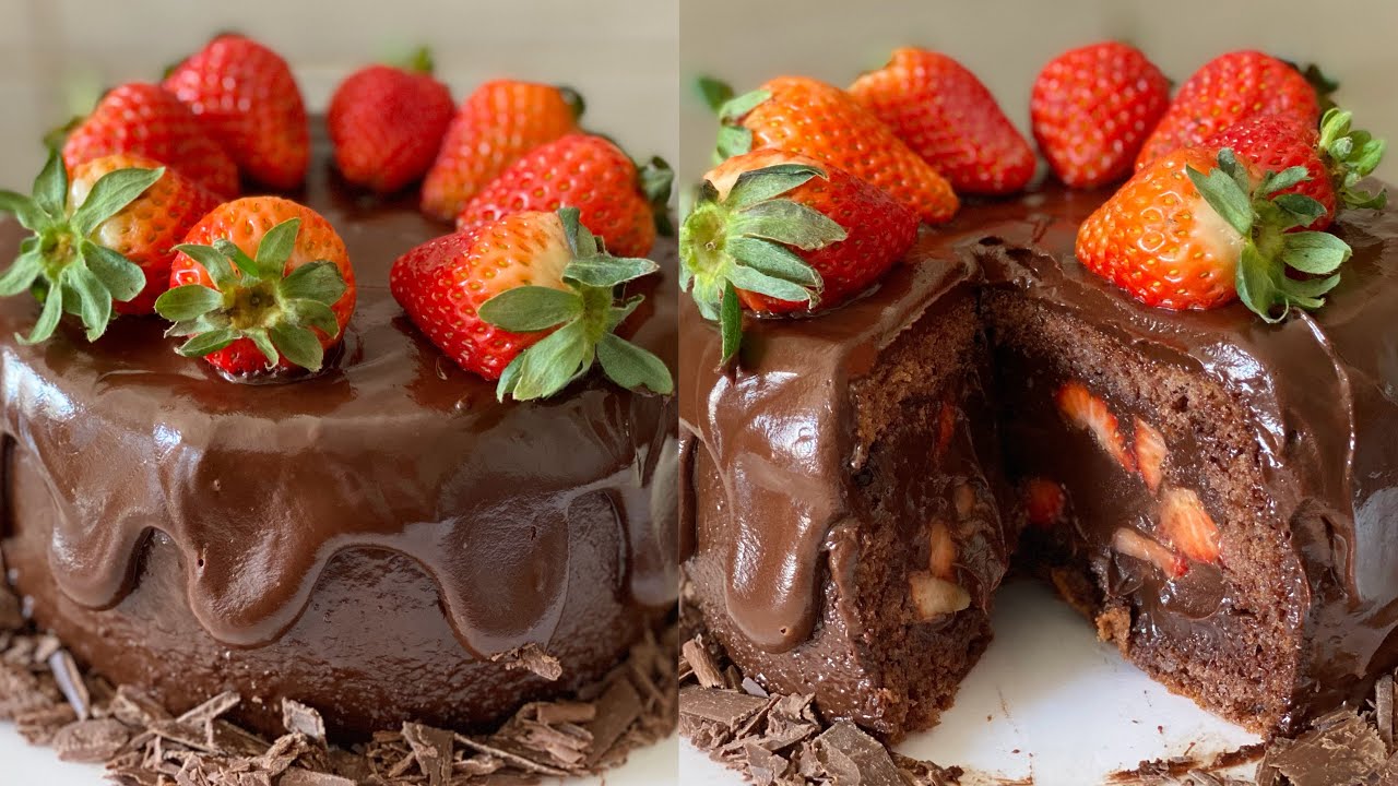 O IrresistÍvel Bolo TentaÇÃo Trufado De Morango Super Chocolatudo
