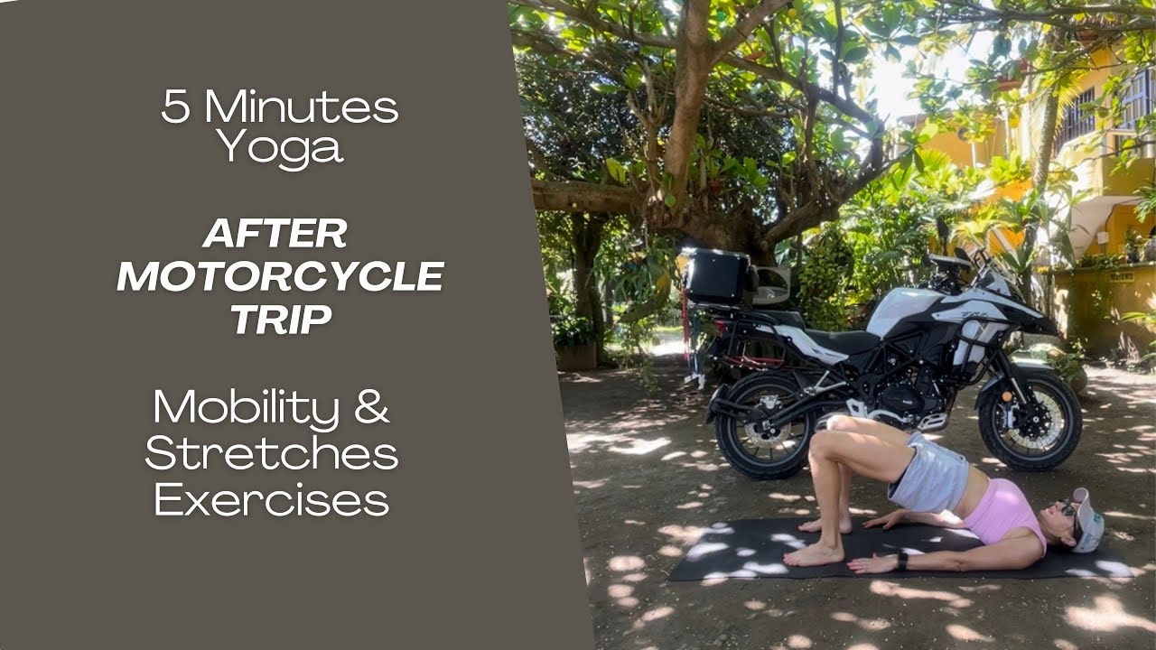 After Motorcycle Ride: 5-Minute Yoga Stretches & Mobility Exercises - YouTube