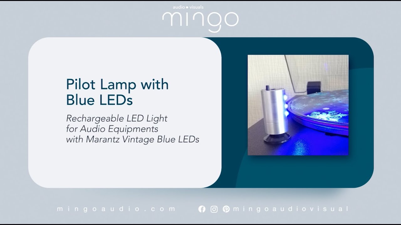 CUSTOM MADE PILOT LAMP WITH VINTAGE BLUE LED - YouTube