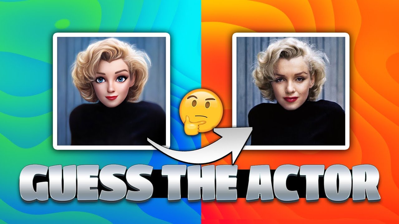 quiz game guess the actor by cartoon effect | quiz challenge #quiztime ...