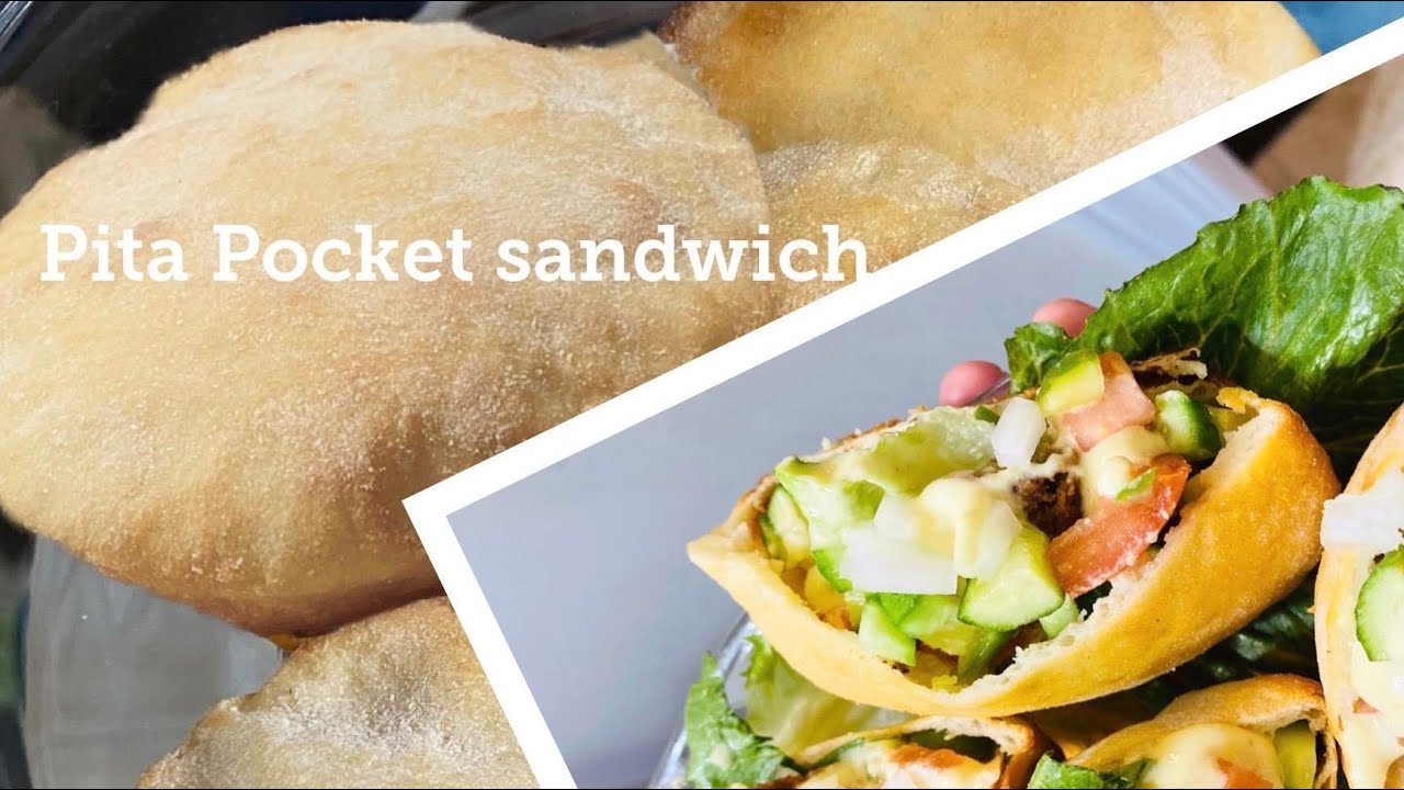Pita Pocket Sandwich & 2 ingredient Pita pocket - YouTube