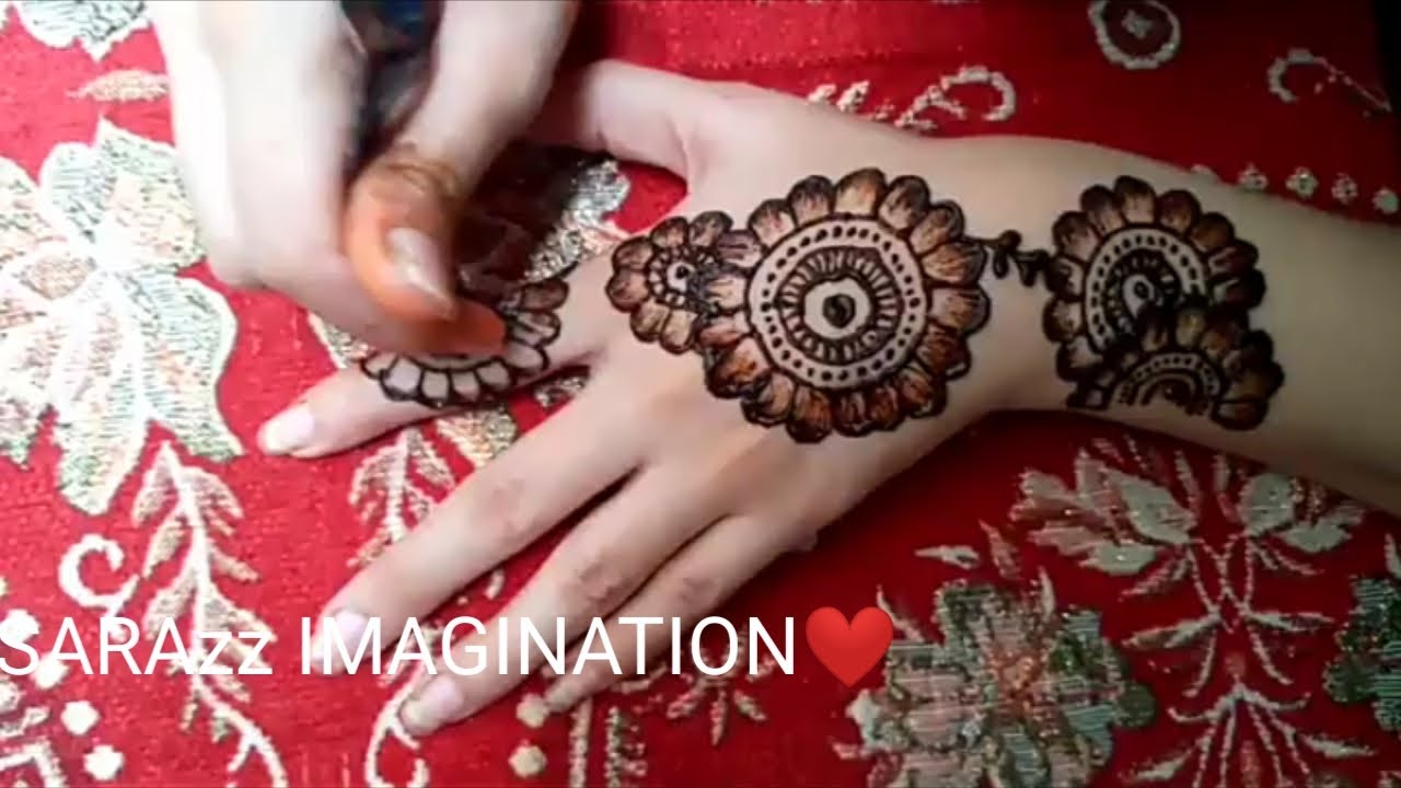 ONE STEP HENA DESIGN FOR BEGGINER 360p - YouTube