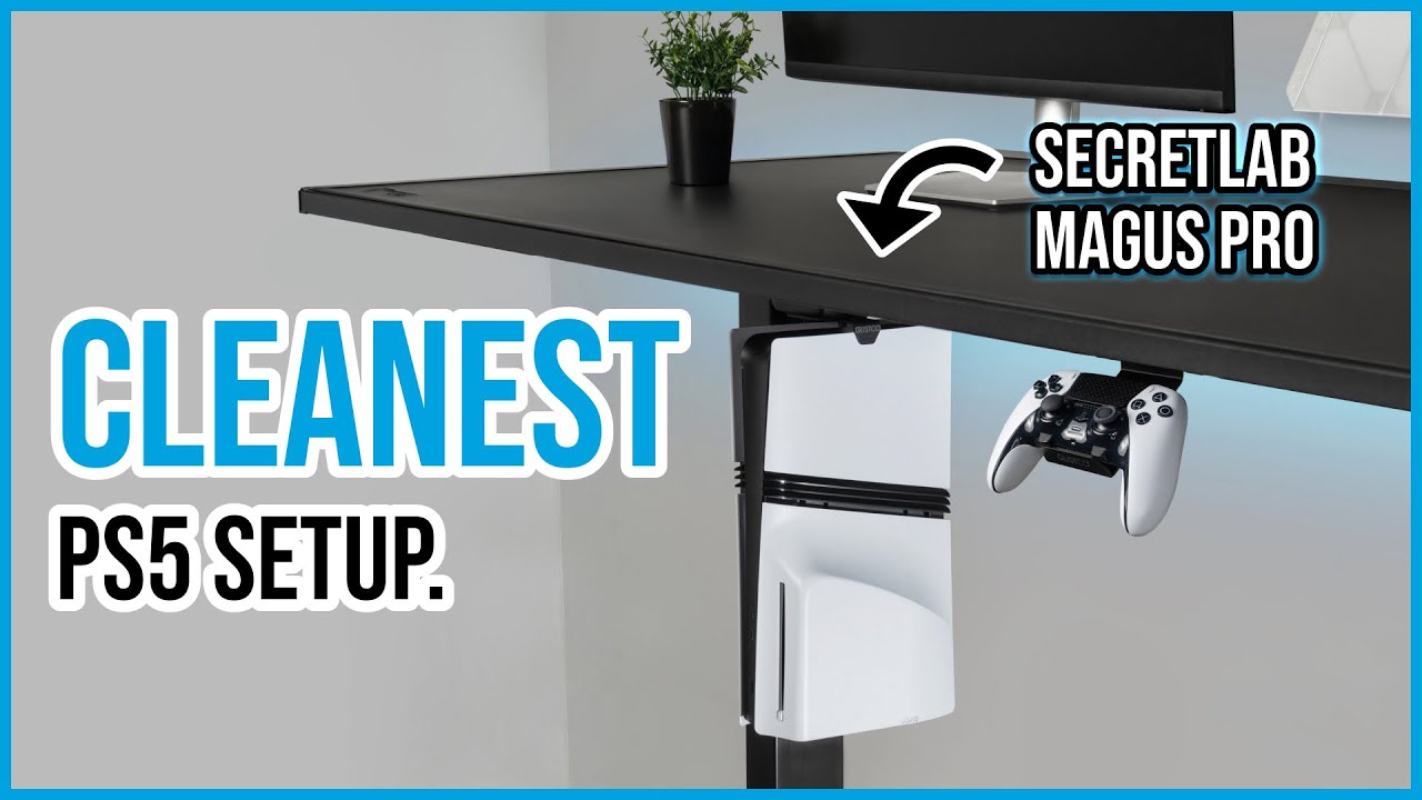 PS5 Vertical Stealth Mount for Secretlab Magnus Pro – Cleanest Setup ...