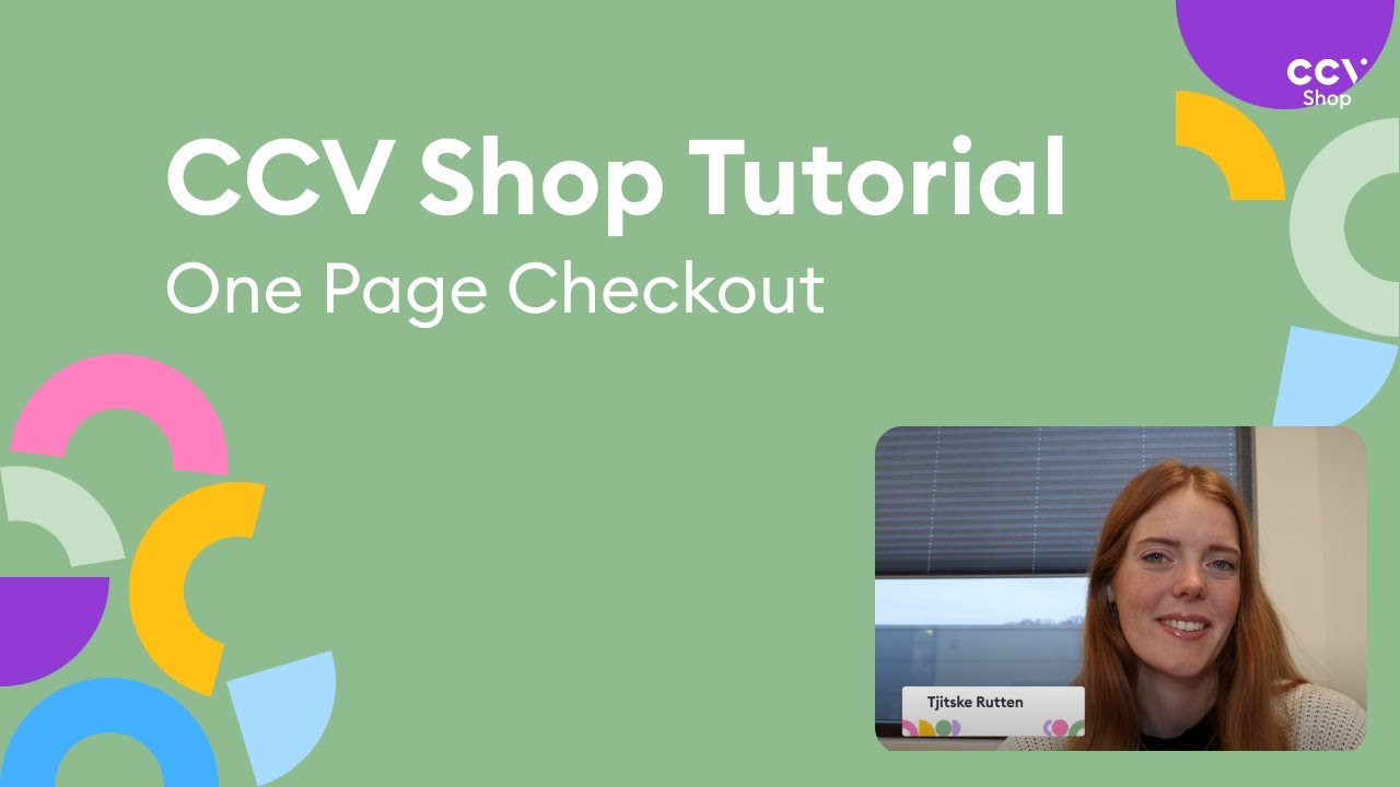 CCV Shop Tutorial | One Page Checkout - YouTube
