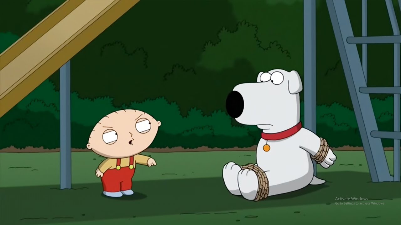 Family guy - Stewie doesn't want to leave Brian - YouTube